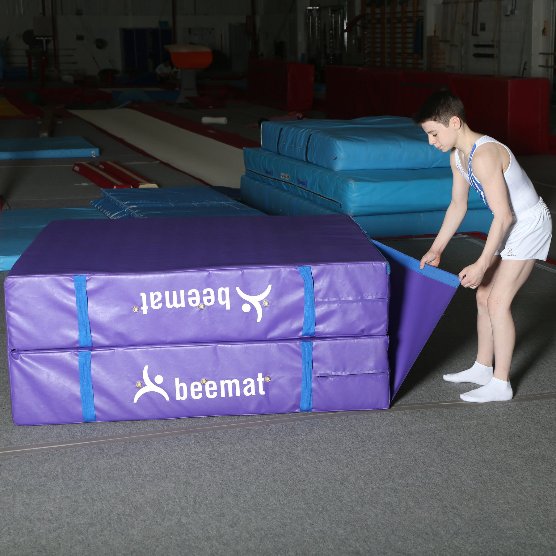 Beemat Folding Crash Mat | Gymnastics Mat | Gymnastics Equipment